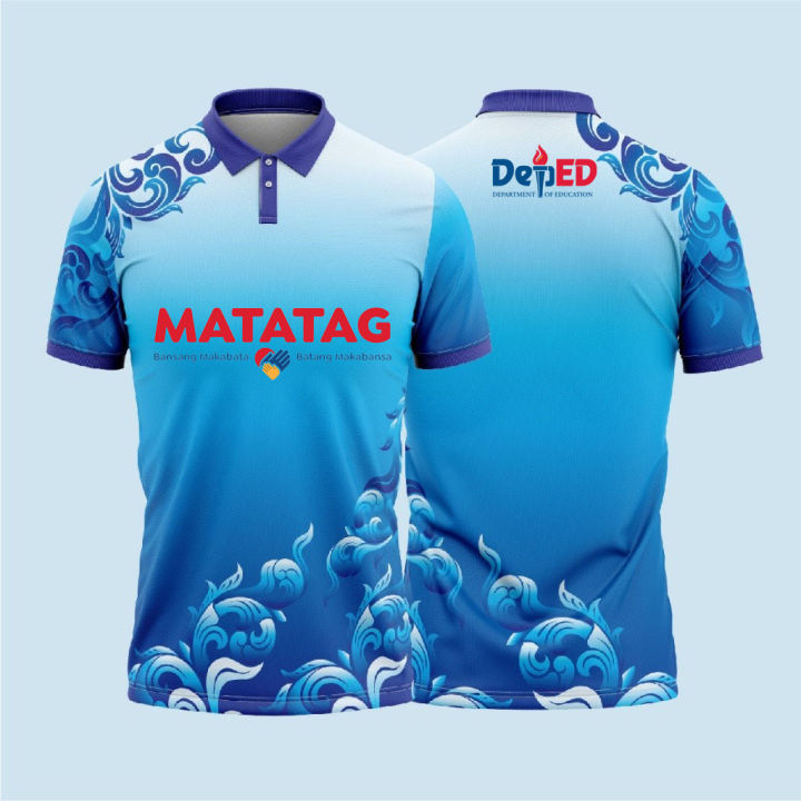 DEPED MATATAG POLO UNIFORM SUBLIMATION POLO-Shirt FOR Men AND WOEMN ...