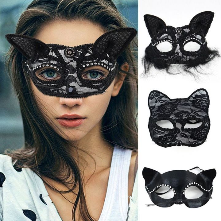 Venetian Lace Half Face Mask Venetian Lace Masquerade Mask - Sexy Half ...