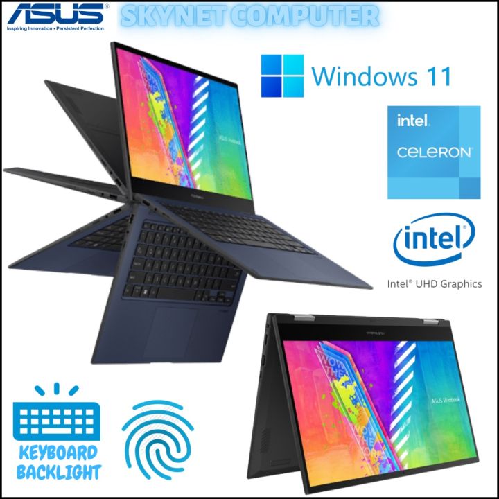 ASUS VIVOBOOK GO FLIP 14 TP1400KA INTEL N4500 RAM8GB SSD1TB ...
