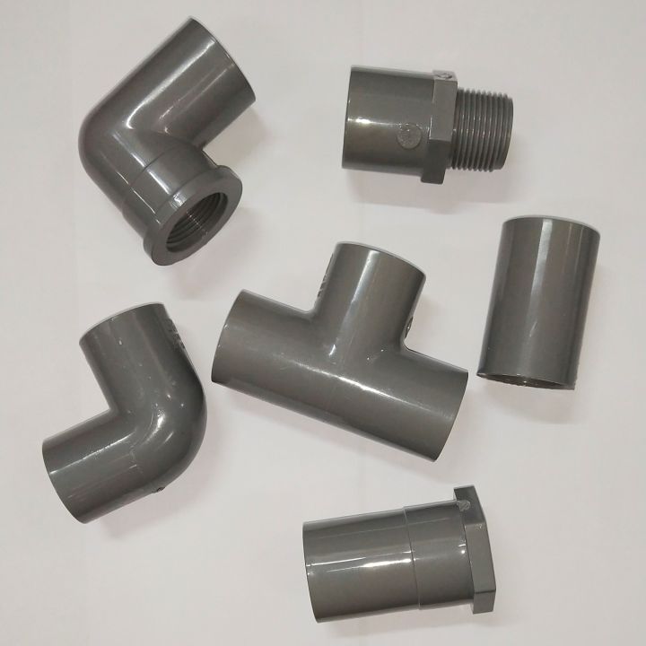 3/4" or 20mm PVC Fitting - PVC Socket, Elbow, PT Socket, Valve Socket, Tee, PT Elbow | Lazada