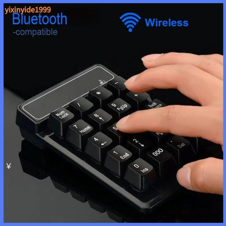 YIXINYIDE1999 2.4GHz Wireless Wired Keyboard Mini Bluetooth USB Numeric ...