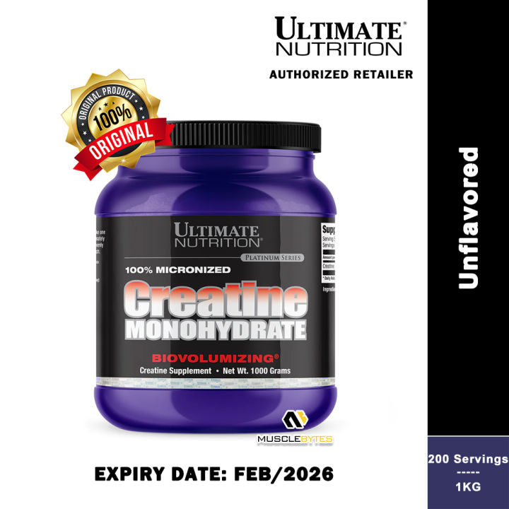 Ultimate Nutrition - Creatine Monohydrate [120G / 300G / 1KG ...