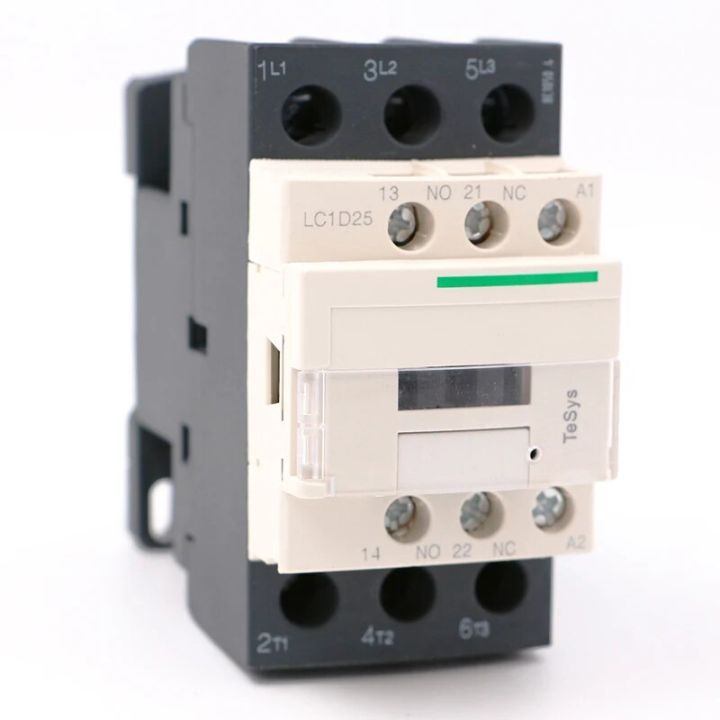 LC1D25B7 AC electric magnetic Contactor 3P 3NO LC1-D25B7 25A 24V AC ...