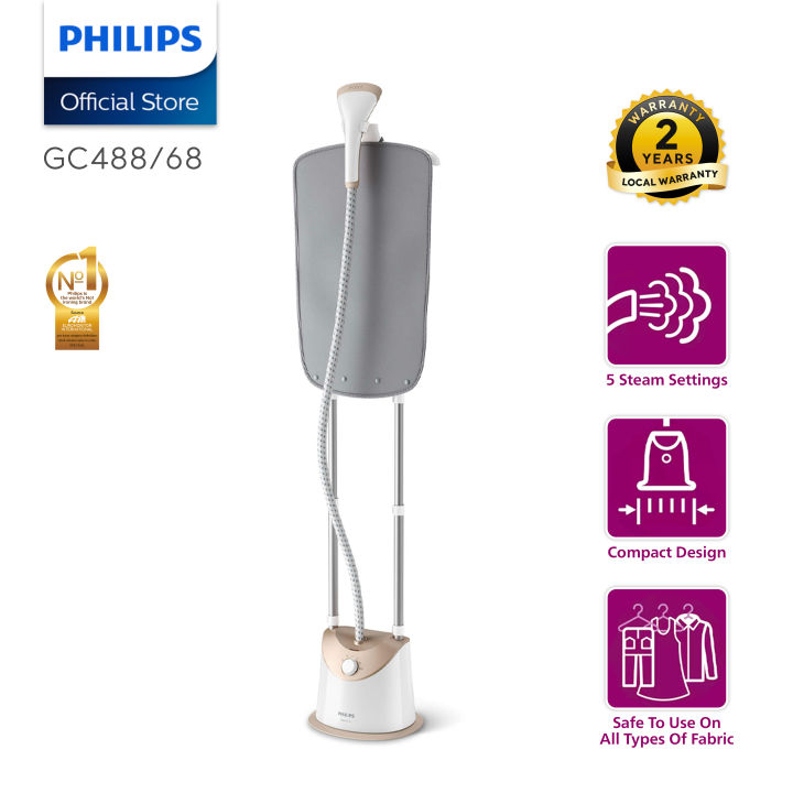 Philips GC488/68 Garment Iron Steamer 1.4 Liters Capacity, 5 Steam ...