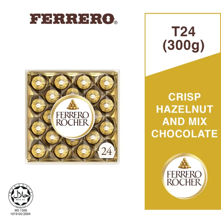 Ferrero Rocher - Gift Box (T24) expired July 2025 | Lazada