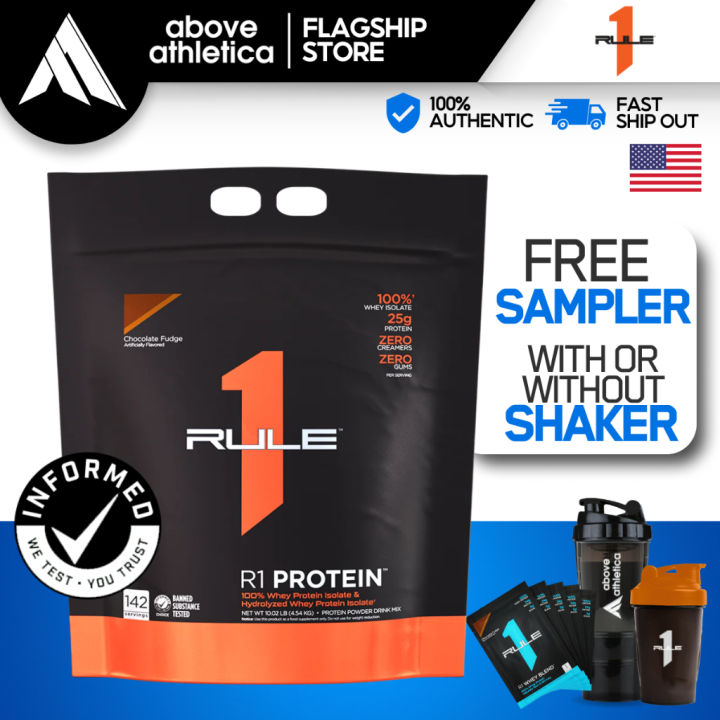 Rule 1 R1 Whey Protein Isolate Powder 10lbs - Whey Hydrolysate Powder ...