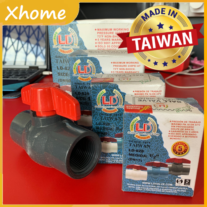 [miniHouse] Made in Taiwan, LD UPVC Ball Valve Socket or Threaded ...