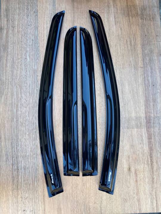 Toyota Rush 2019 2020 2021 2022 2023 2024 Rain Visor Deep Black OEM ...