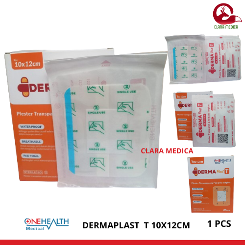 Plester Luka Dermaplast T 10x 12cm Anti Air Luka Operasi Onehealth ...