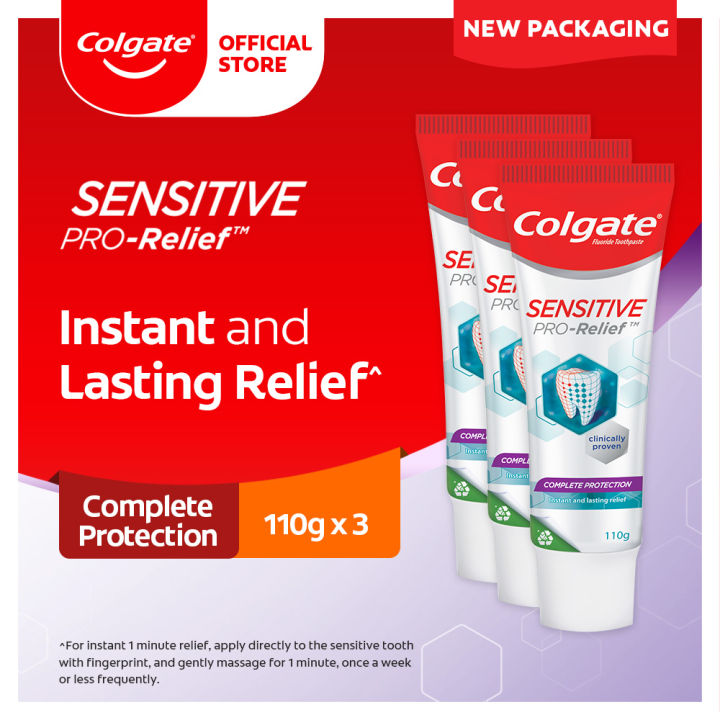 Colgate Sensitive Pro Relief Complete Protection Toothpaste [Bundle of ...