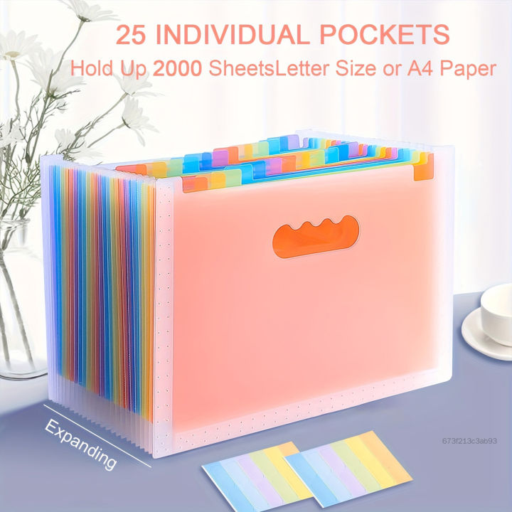 A4 Folder Vertical Retractable File Holder Junior and Middle School ...