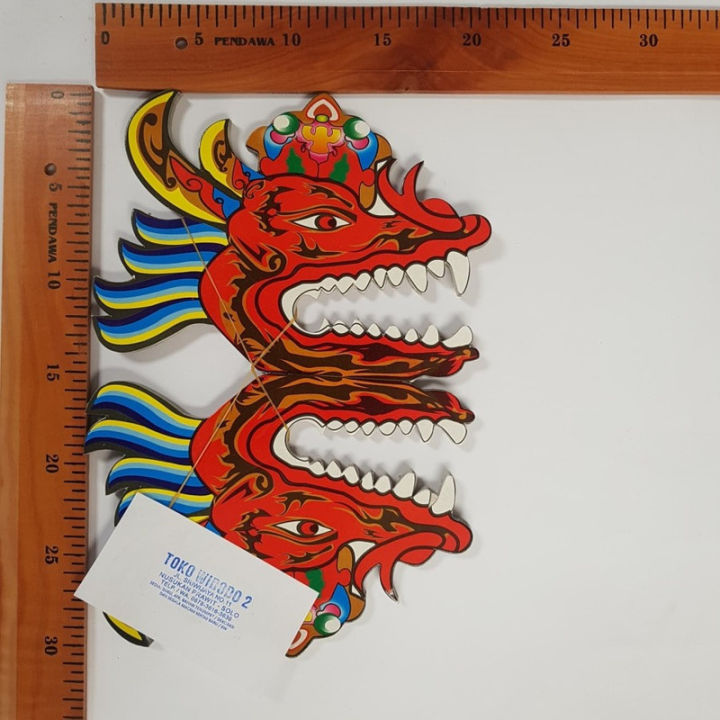 Kepala Naga Kertas Mahkota Bahan Terompet Tradisional - 1 Kodi Isi 20 ...