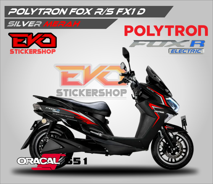 Sticker Motor Listrik Polytron Cutting Stiker Politron Fox R/S 2024 ...