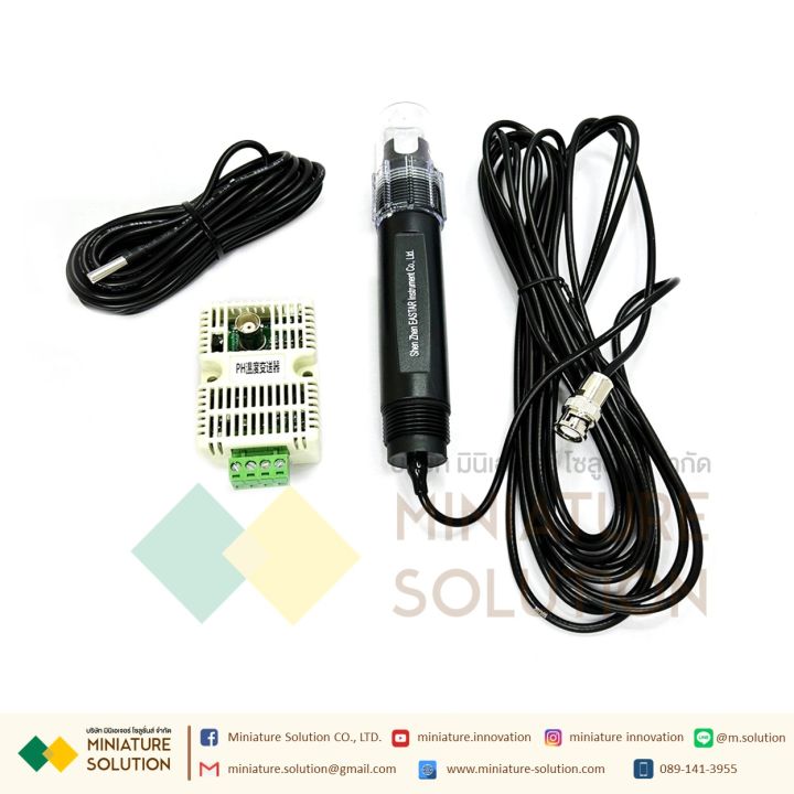 PH and Temperature Transmitter ModBus RS485 (MI-Water-PH-T) | Lazada.co.th