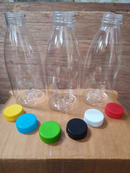 Botol Plastik Cantik 350ml Dengan Tutup Kemasan 15pcs Dengan Packing ...