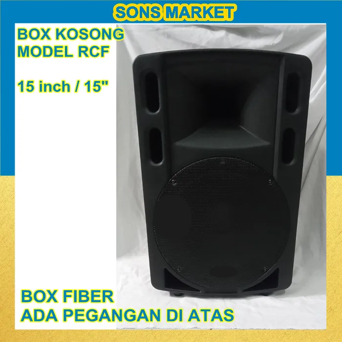 BOX KOSONG FIBER PLASTIK 15 inch MODEL RCF IMPORT KUAT DAN TEBAL ...