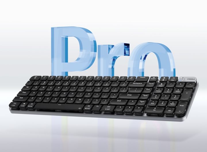 MIIIW Wireless Dual Mode Mechanical Keyboard Pro 6° Included Angle ...