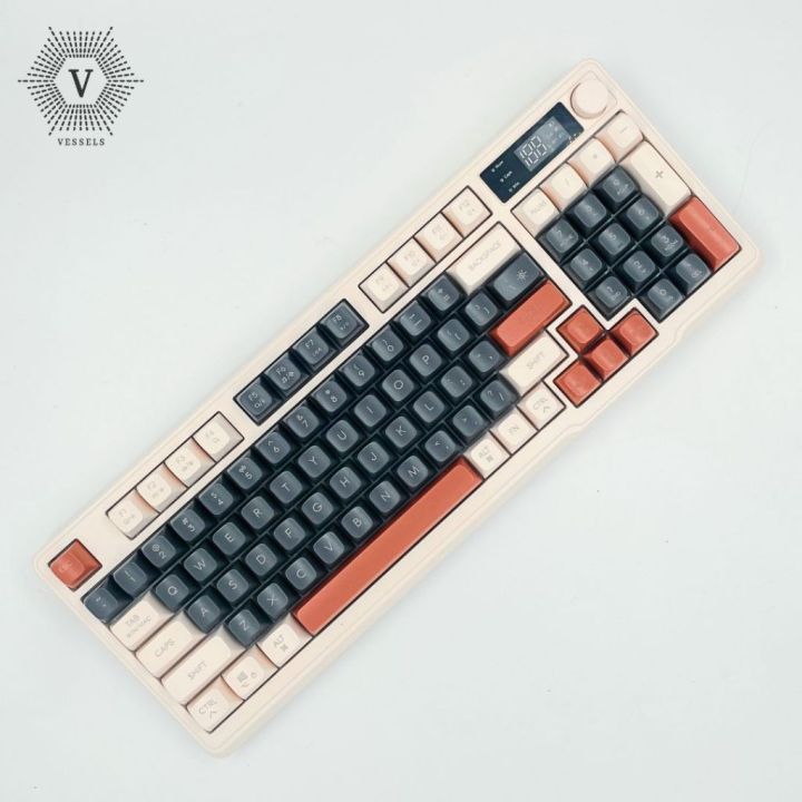 Vessels M96 Wireless Keyboard 2.4G Bluetooth RGB PBT Keycap Oil Free ...