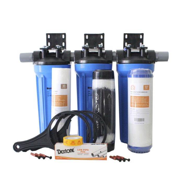 Filter Air Sumur Bor / Zat Besi Paket Filter Air NANOTEC SPG Blue ...