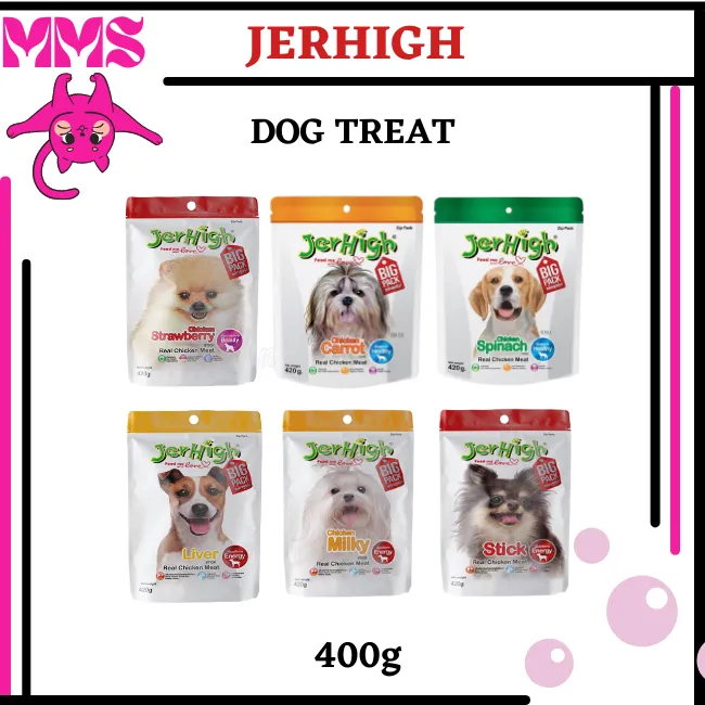JerHigh Snack # Dog Snack # Dog Treat ( Milky /Liver /Spinach ...