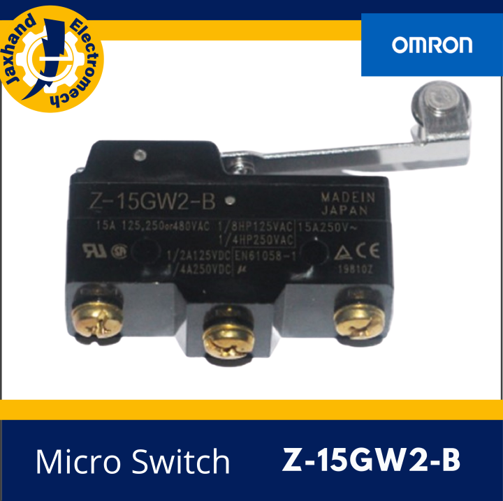 Omron Limit Switch Z-15GW2-B, Hinge Roller Lever, SPDT, 15A 250V | Lazada PH
