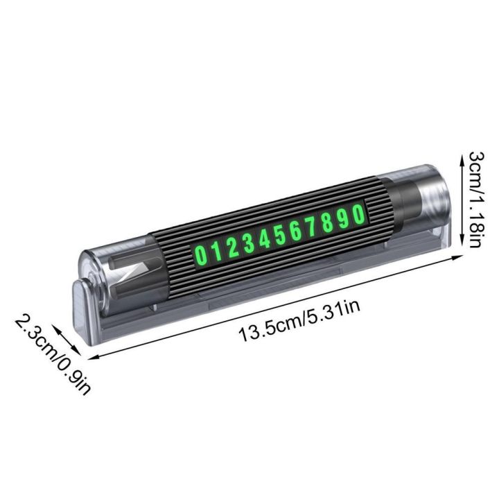 Temporary Car Parking Card Number Plate Sticker Phone Number Card ...