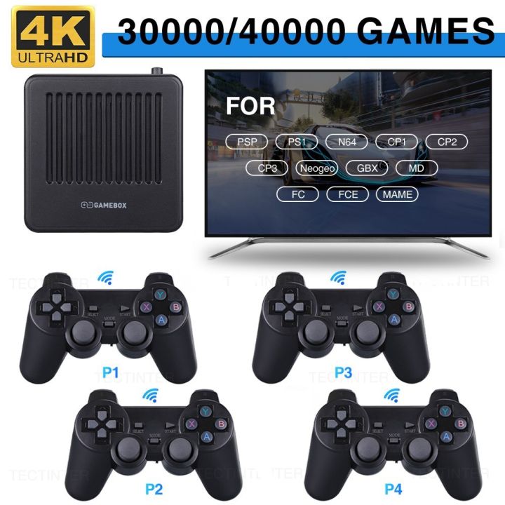G11 Portable TV Game Box Retro Video Game Console 4K HD 128G Built In ...