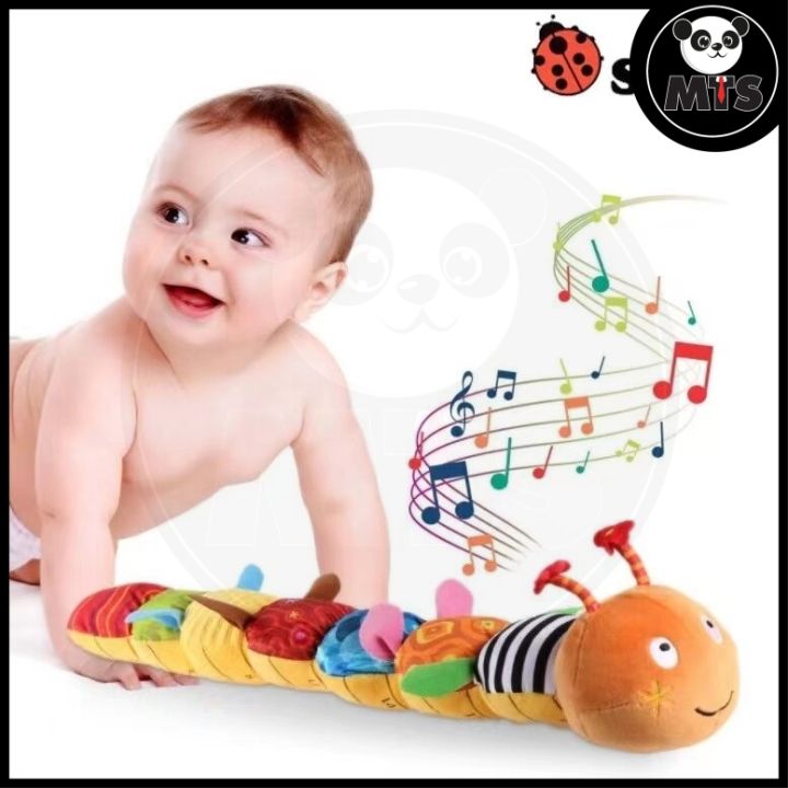Baby Musical Inchworm Rattle Toy Musical Worm Ruler Design Educational ...