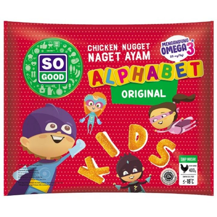 SO GOOD Chicken Nugget Alphabet 400 gr | Lazada Indonesia