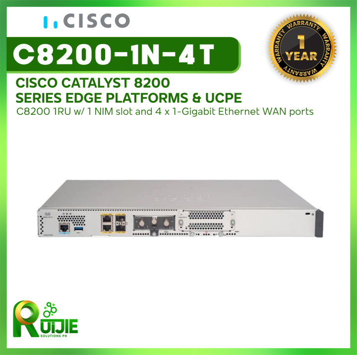 Cisco Catalyst 8200 Series Edge Platforms & uCPE "C8200-1N-4T", C8200 ...