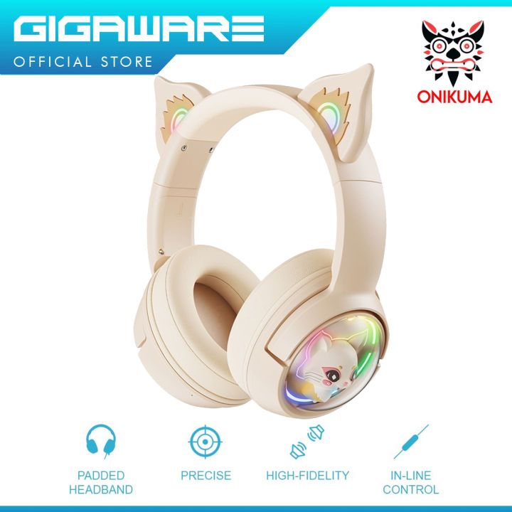 Onikuma B5 Professional Gaming Headset Wireless Bluetooth Noise ...