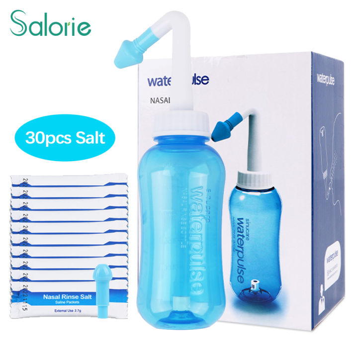 Salorie 300ml & 500ml Nasal Wash Bottle, Neti Pot Sinus Rinse Bottle ...