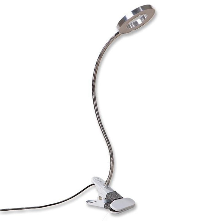 48 LED Desk Lamp Clip on Desk Lamp 360°Flexible Reading Table Light Eye ...