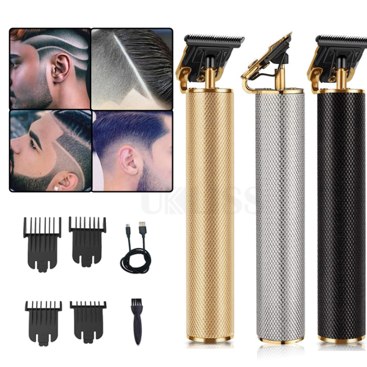 Hair Trimmer Barber Haircut Rechargeable Hair Clipper Cordless Men Hair ...