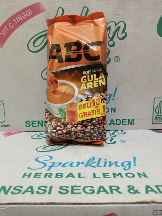 ABC Kopi Susu Gula Aren 1 Pack (11 x 27 gr) - Kopi Instan ABC Susu Gula ...