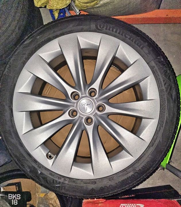 Tesla Model 3 19" Wheel Rim Silver 19x8.5 OEM 1044264-00-A | Lazada