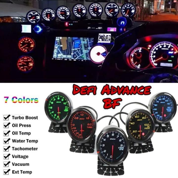 Defi 255 Colours Advance Meter Gauge with sensor Water Temp Volt Boost ...