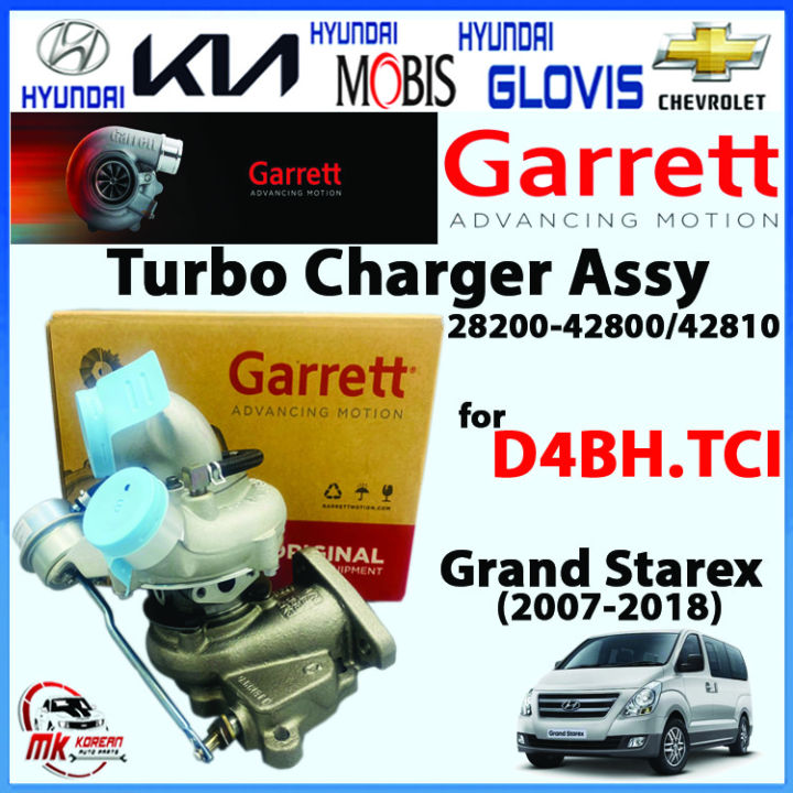 [GARRETT] Turbo Charger Assy for Grand Starex(2007-2018). D4BH.TCI ...