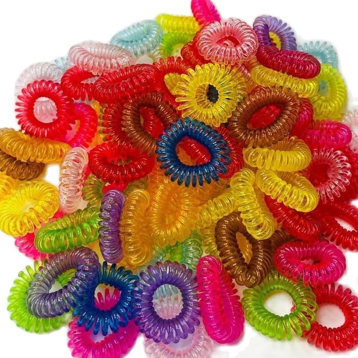 20 pieces Ponytail telephone wire for kids assorted color | Lazada PH