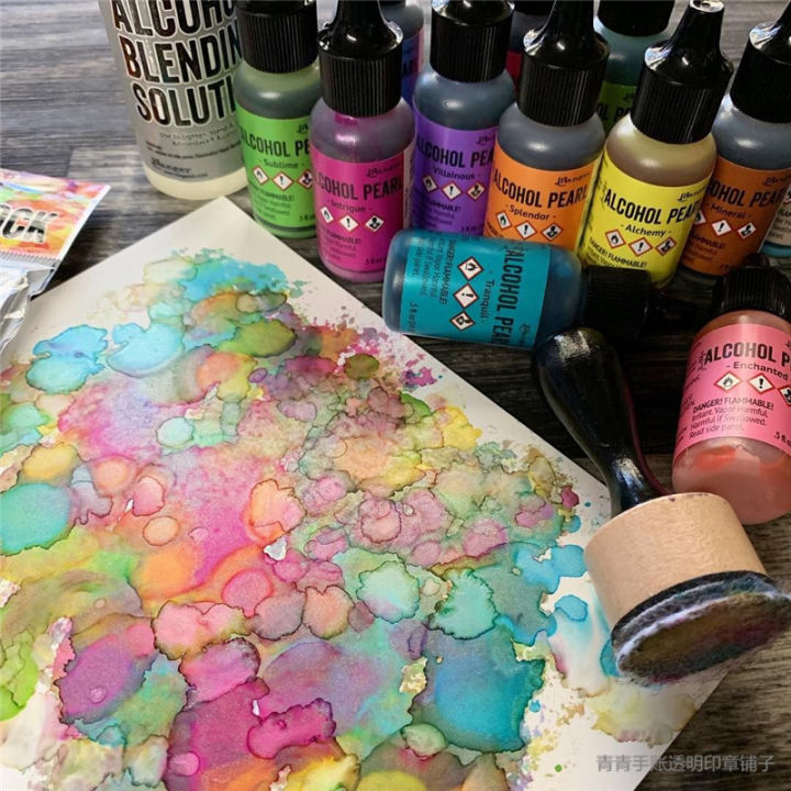 Ranger alcohol ink multi-series Alcohol Ink & Pearl imported bottled ...