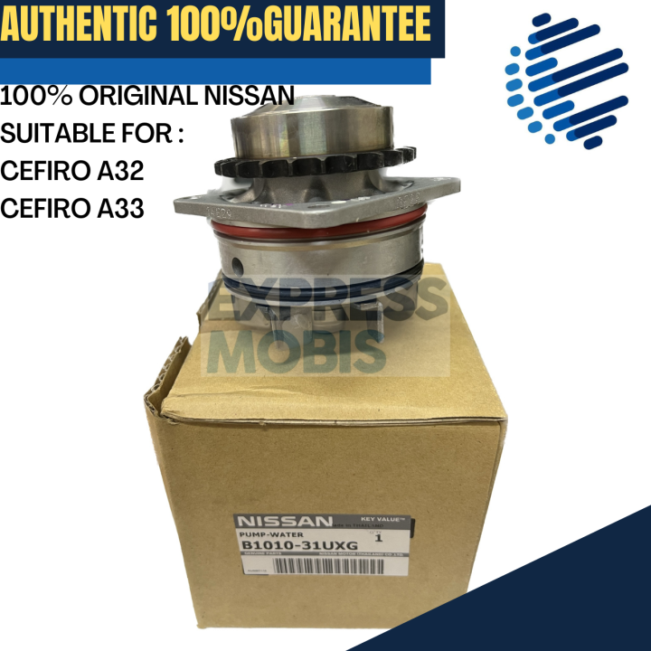 100% ORIGINAL NISSAN WATER PUMP B1010-31UXG CEFIRO A32 A33 | Lazada