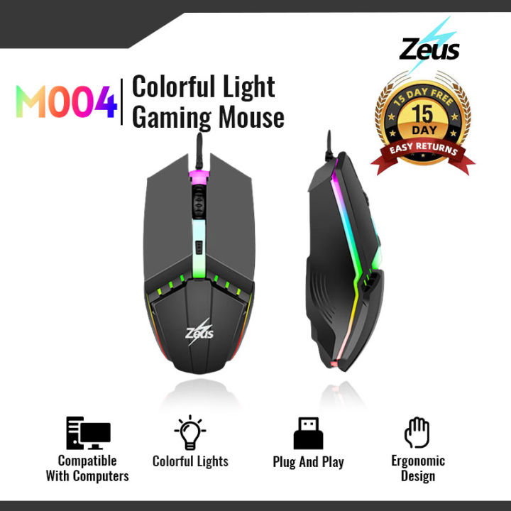 Zeus Venom M-004 Led Lightning Gaming Mouse - Online Exclusive Version ...