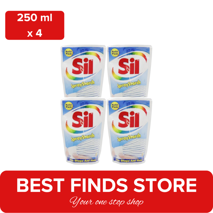 Sil Spray Starch Refill Pack, 250ml - Set of 4 | Lazada PH