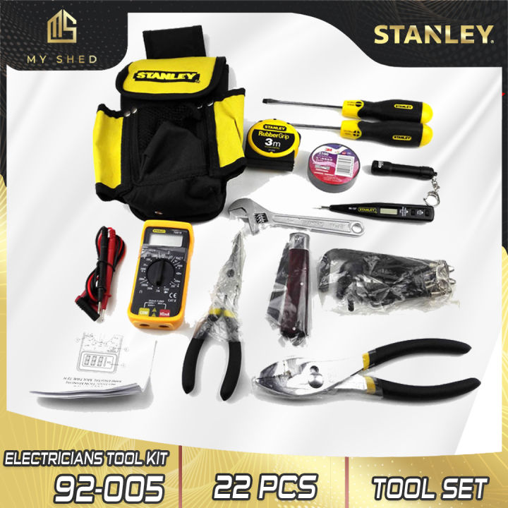 STANLEY 92-005 22 Pcs Electrician's Tools Set ( 92005 ) | Lazada