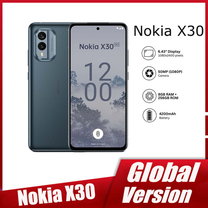 [Global Version]Nokia X30 8GB+256GB 5G Smartphone Snapdragon 695 5G | 6 ...