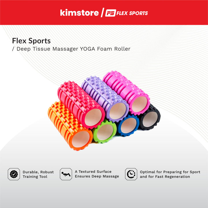 Flex Sports Deep Tissue Massager Yoga Foam Roller | Lazada PH