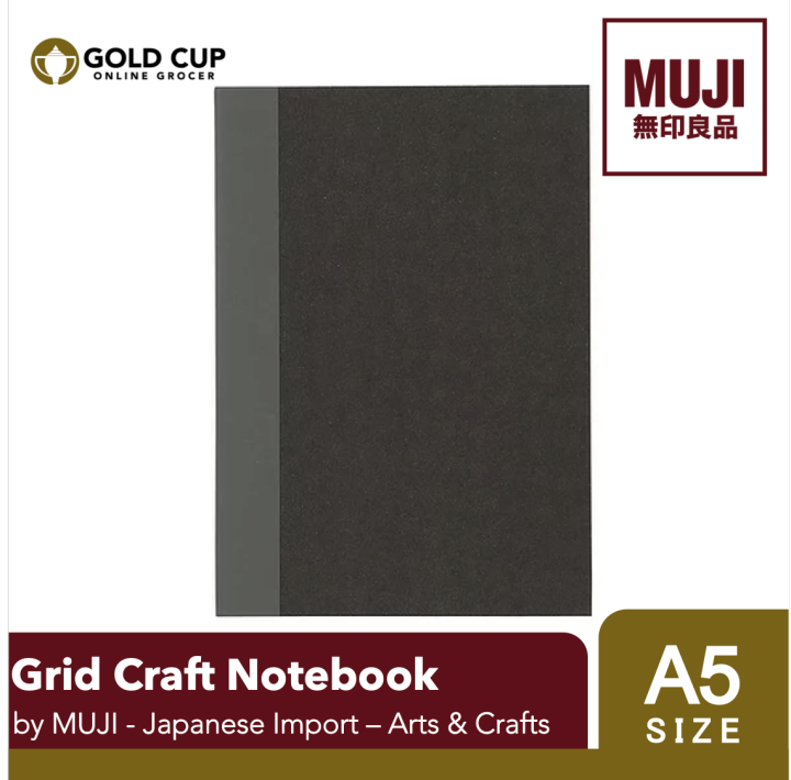 MUJI Grid Craft Notebook A5 | Lazada PH