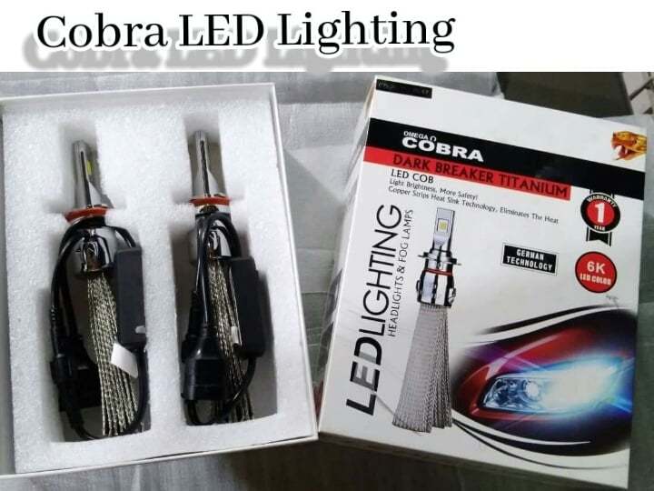 Cobra LED Lighting Headlights & Fog Lamps Dark Breaker Titanium German Technology ( Cobra-LED-HL ...