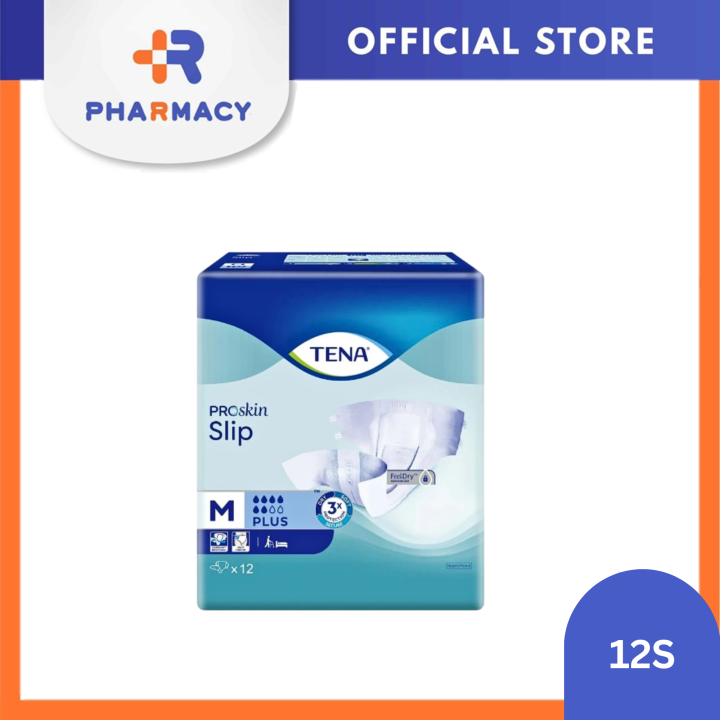 R Pharmacy | Tena Proskin Slip Plus Adult Diaper M 12S | Lazada