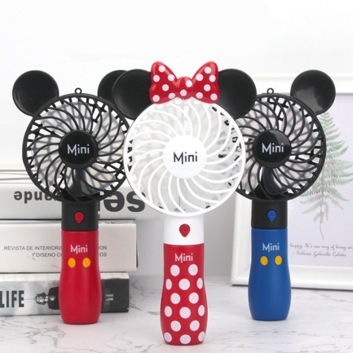 Mini fan Handheld Mini Stand Fan Desktop Cooling Office Rechargeable ...